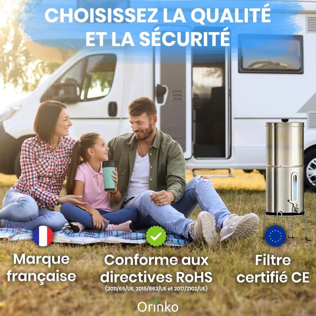 Filtre A Eau A Gravité